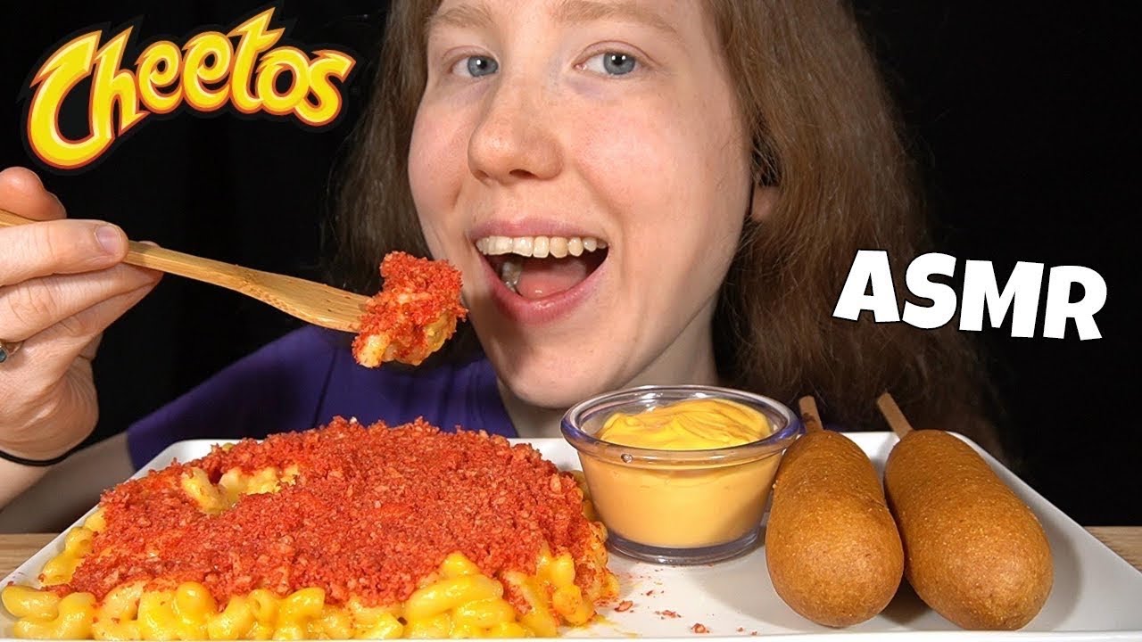 ASMR HOT CHEETOS MAC & CHEESE MUKBANG (Tony ASMR) EATING SOUNDS - YouTube