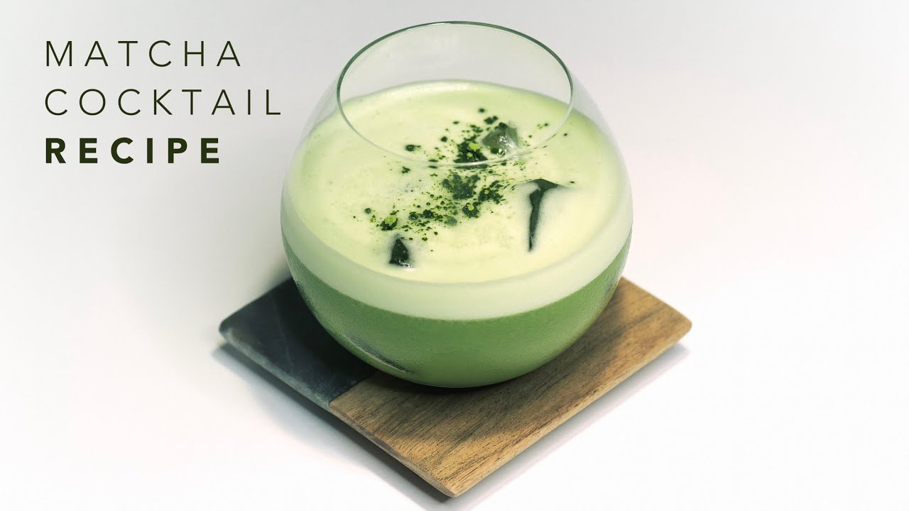 Matcha Cocktail / "Matcha Cloud" Recipe - YouTube