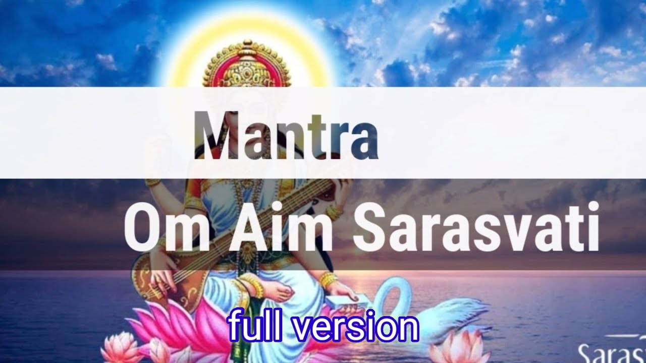 Mantra Om Aim Sarasvati / Guitar chords - YouTube