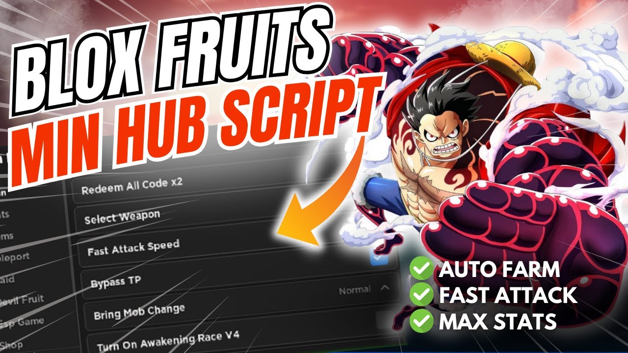 [🚀 EPIC] Min Hub BLOX FRUITS SCRIPT | AUTO FARM + MAX STATS ⚡🍇 - YouTube