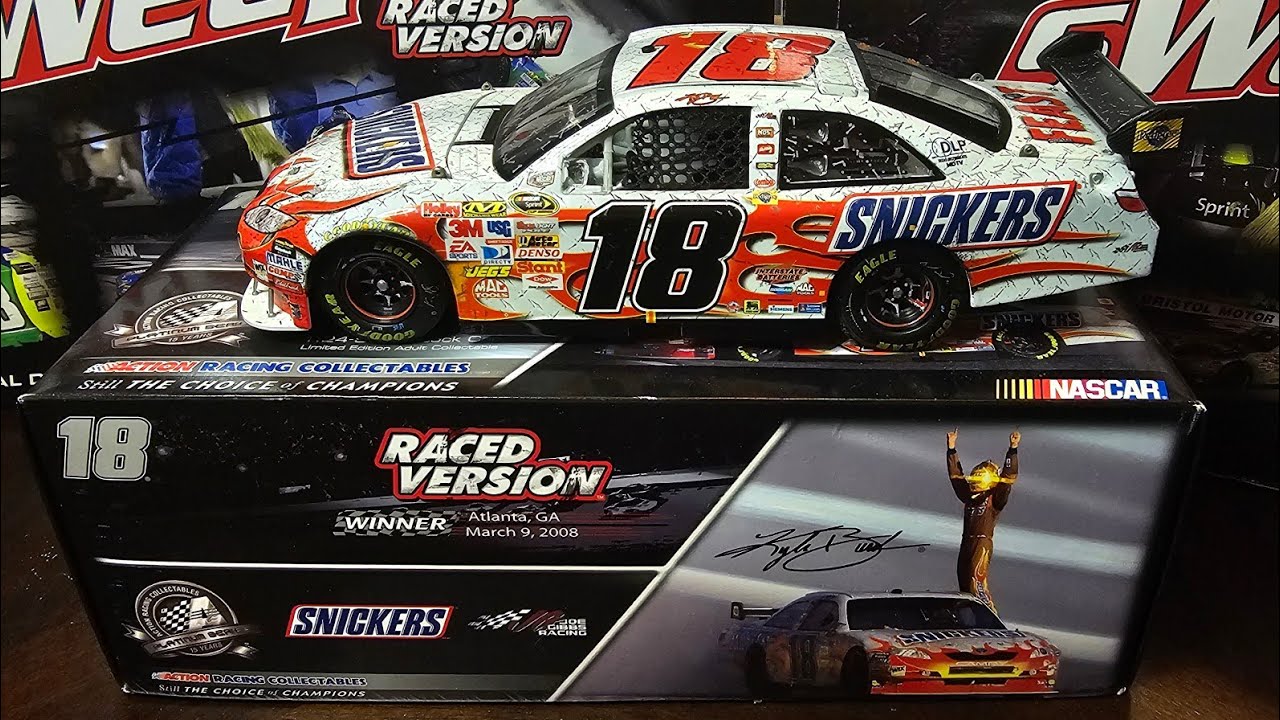 Kyle Busch 2008 Atlanta Raced Win - YouTube