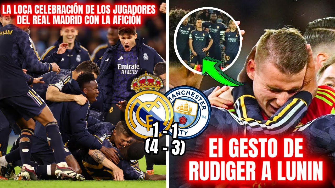 El GESTO DE RUDIGER A LUNIN QUE CAMBIÓ EL JUEGO| LOCURA TOTAL EN ...