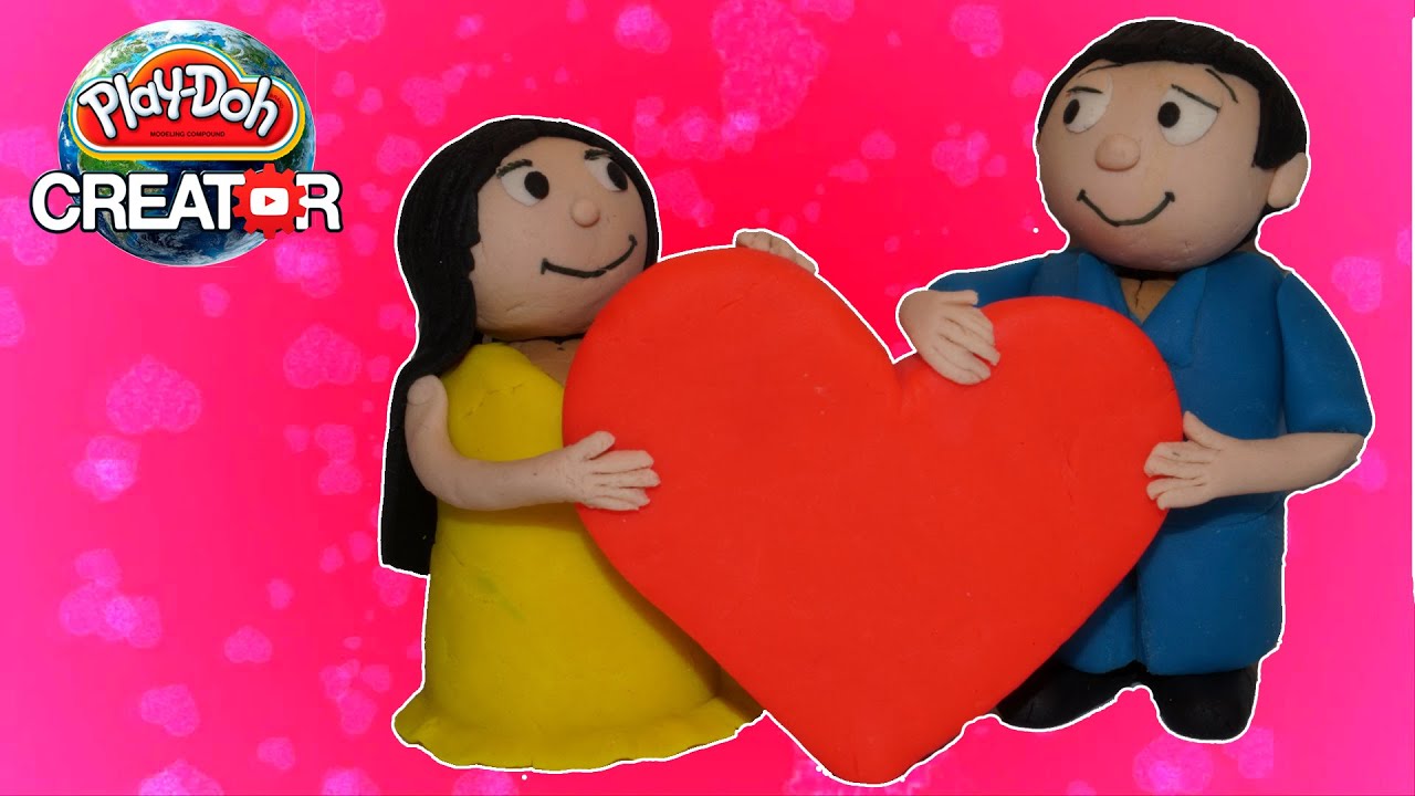 Play doh LOVE IS... playdough clay modeling tutorial - YouTube