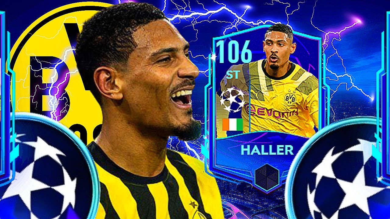 TALLEST ST??? 106 UCL SÉBASTIAN HALLER PLAYER REVIEW | FIFA MOBILE 23 ...