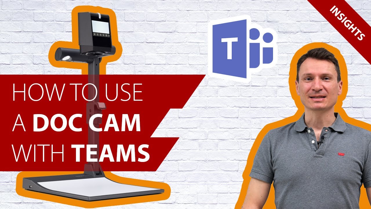 How to use a document camera / Visualizer with Microsoft Teams - YouTube