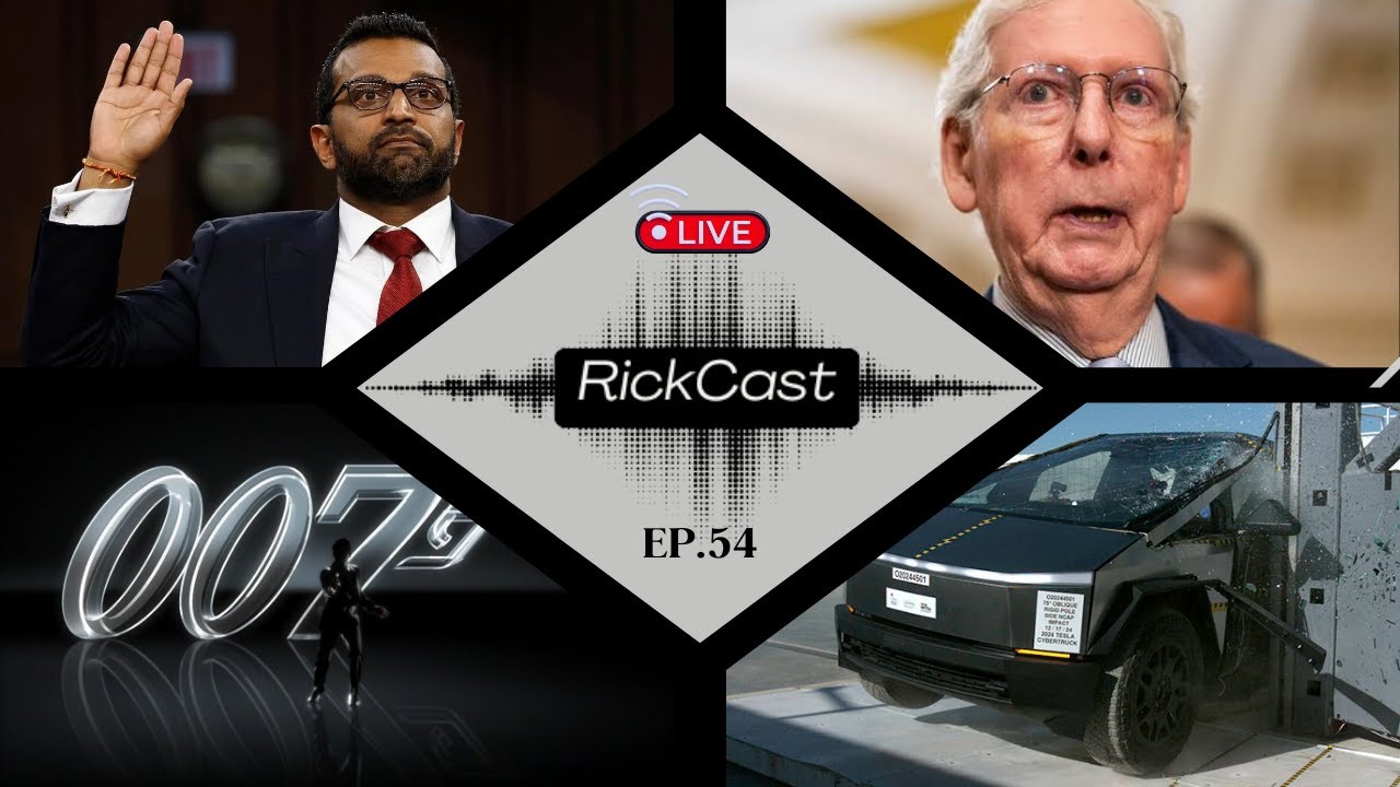 Kash Patel In, Mitch McConnell Out, Amazon Gets Bond, Tesla Cybertruck ...