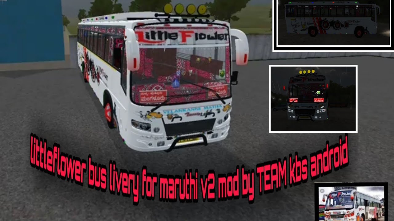Littleflower mangalore to puttur bus livery for maruthi v2 mod for ...