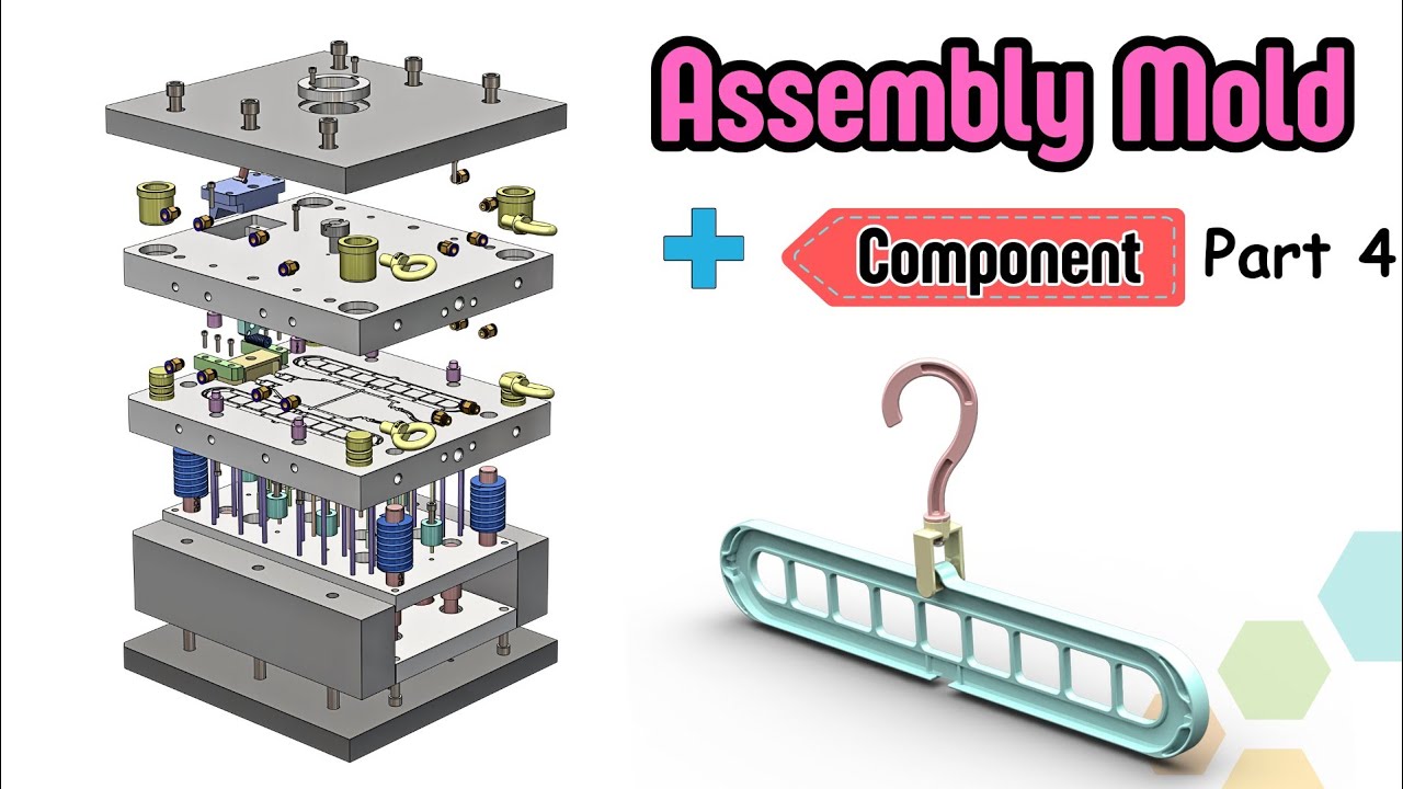 Assembly Mold Multiple Hanger and Component - YouTube