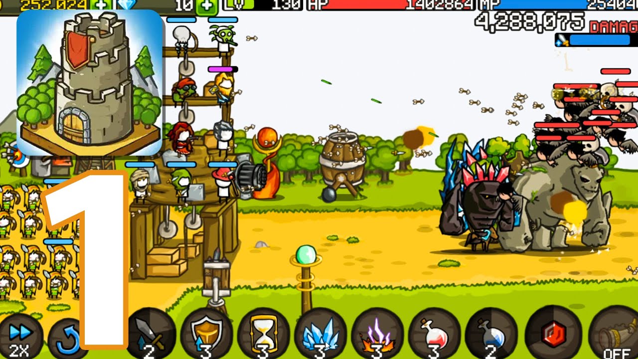 Grow Castle - Gameplay Walkthrough Part 1 - (iOS, Android) - YouTube