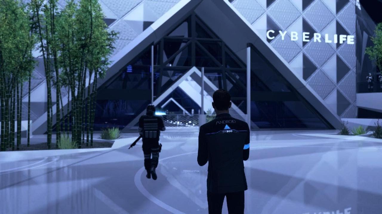 Detroit: Become Human Connor at cyberlife tower - YouTube
