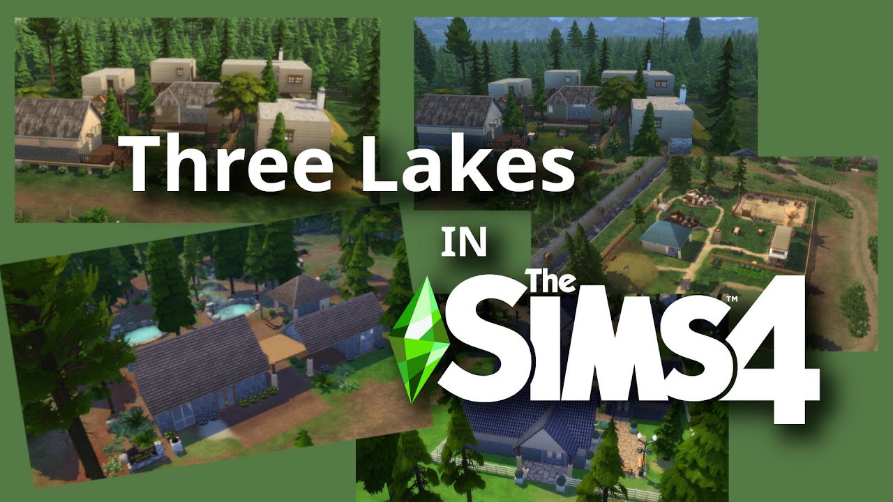 Making of: Three Lakes - In the Sims 4 - YouTube