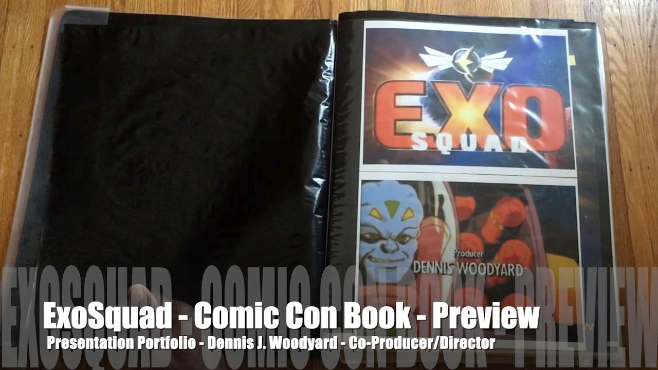 ExoSquad Comic Con Book Preview - Dennis J. Woodyard - YouTube