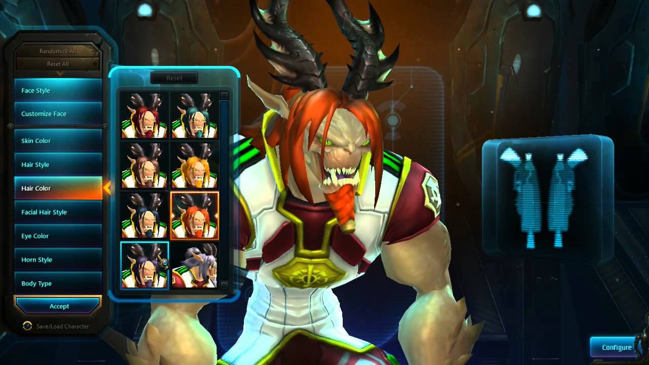 Wildstar Character Creation - Dominion - Male Draken - YouTube