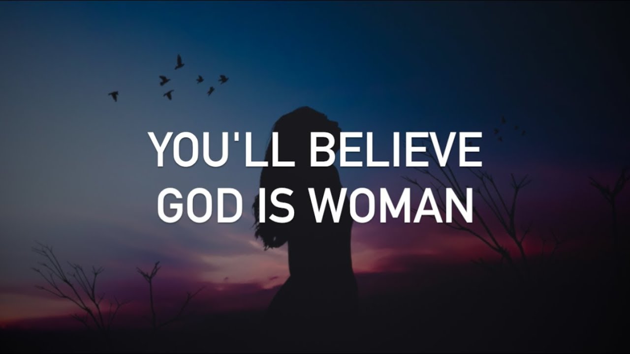 Ariana Grande - God is a Woman (live acoustic, with lyrics) - YouTube