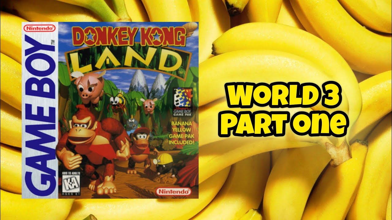 Donkey Kong Land (Game Boy, 1995) World 3, part 1 - YouTube