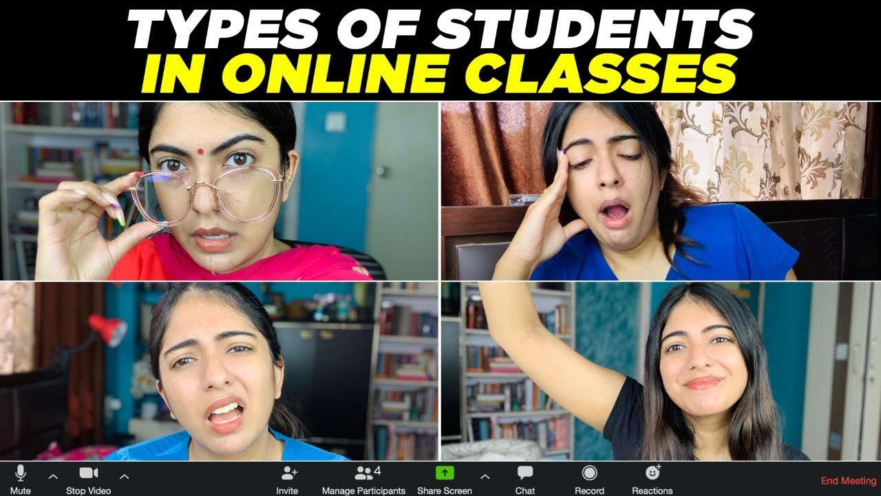 Types of Students in Online Classes | Nakhrebaaz - YouTube