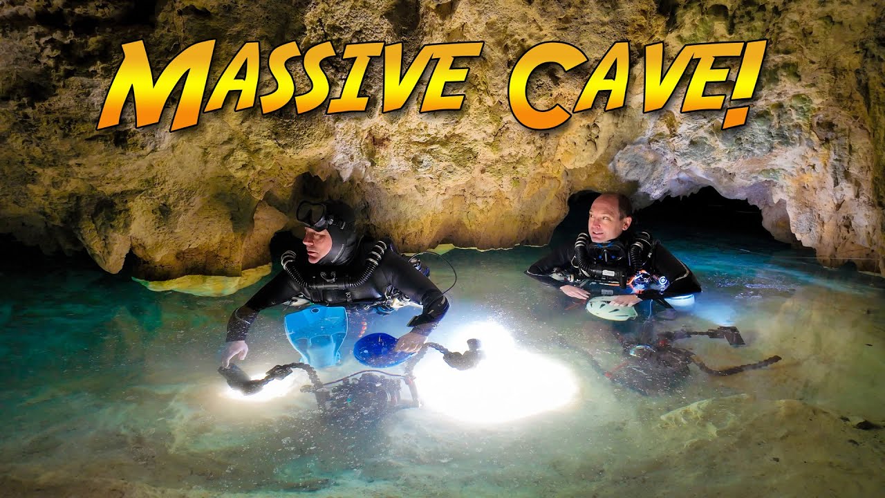 Exploring a MASSIVE underwater cave in Mexico! - YouTube