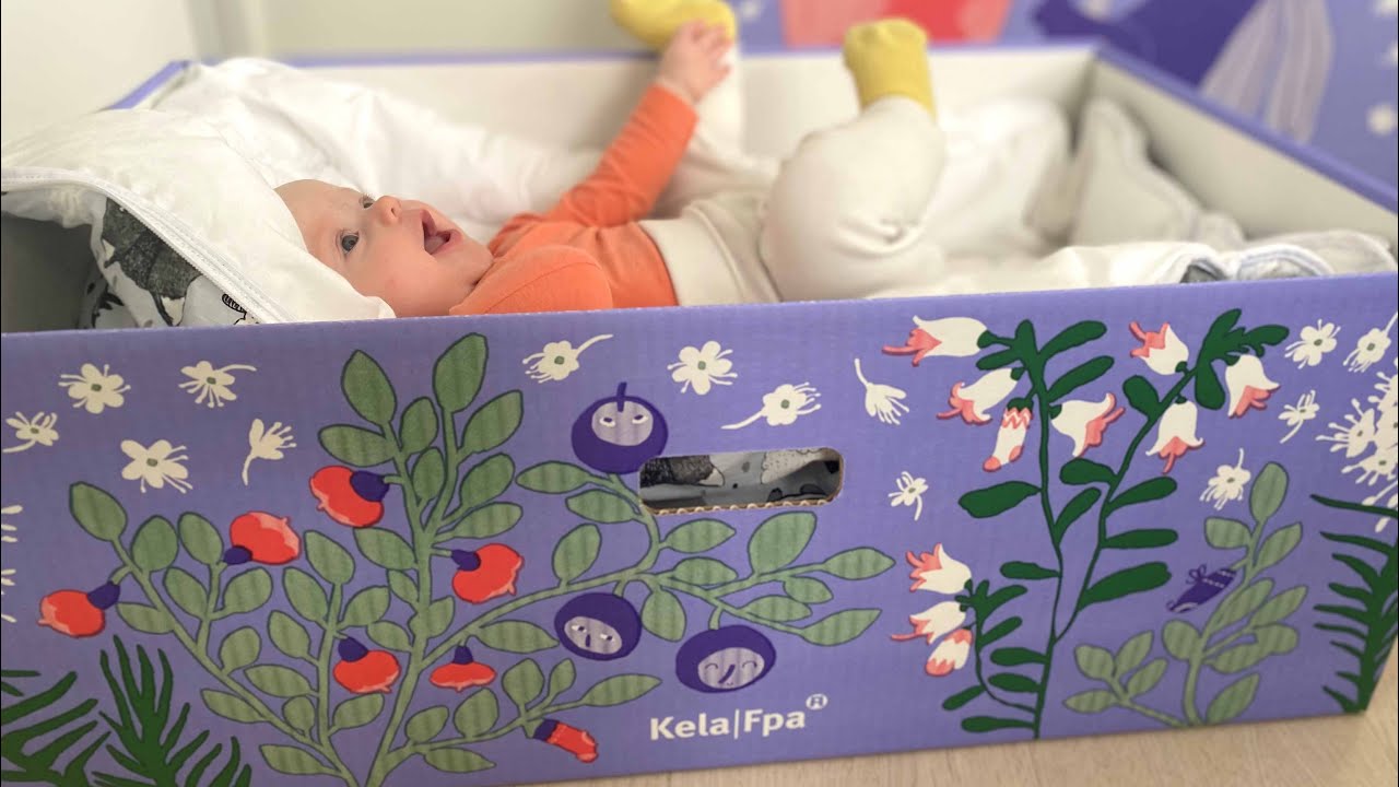 2021 FINNISH BABY BOX | MATERNITY PACKAGE #banglavlog #dreamland - YouTube