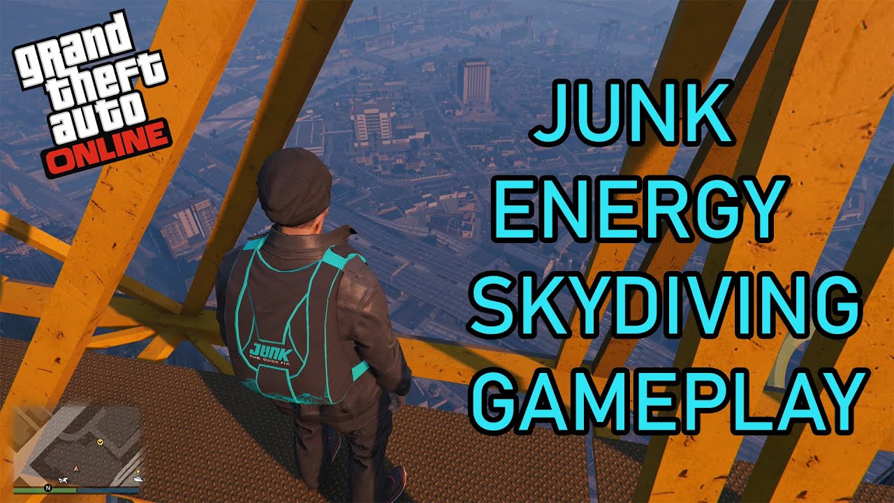GTA Online-Junk Energy Skydive Gameplay - YouTube