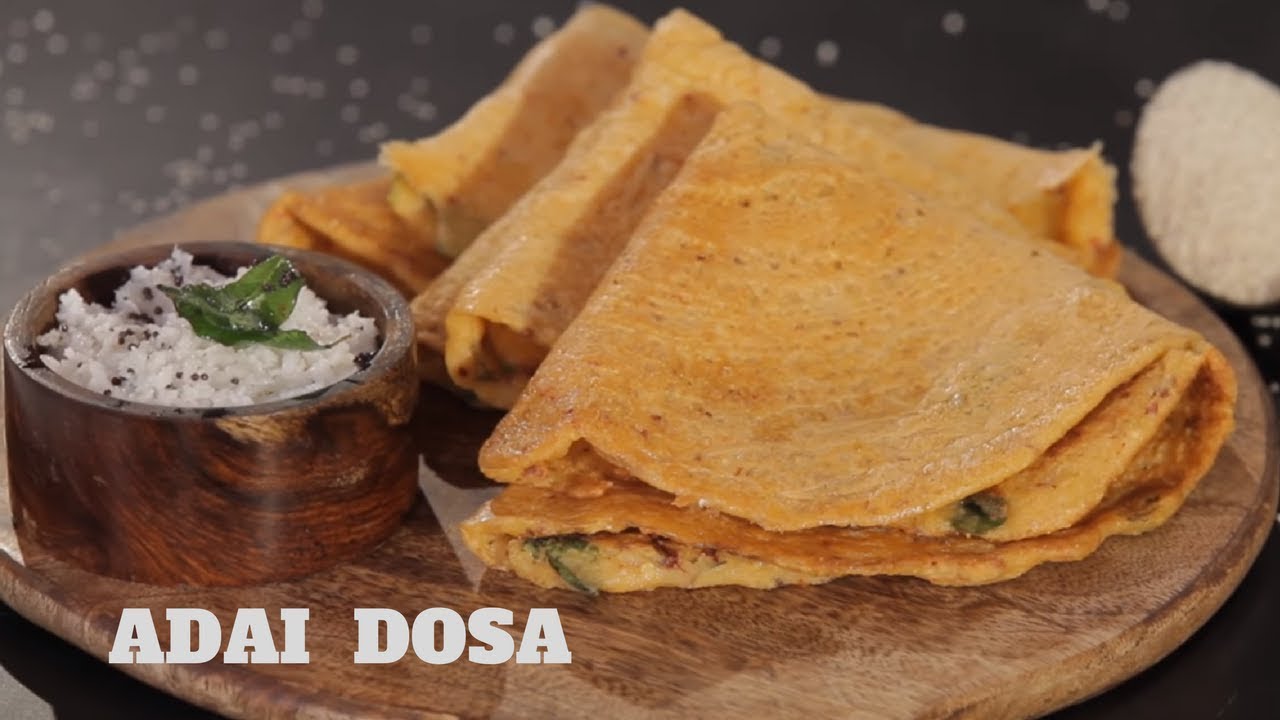 Adai Dosa Recipe - How To Make Adai Dosa By Preetha - Karthikai Deepam ...