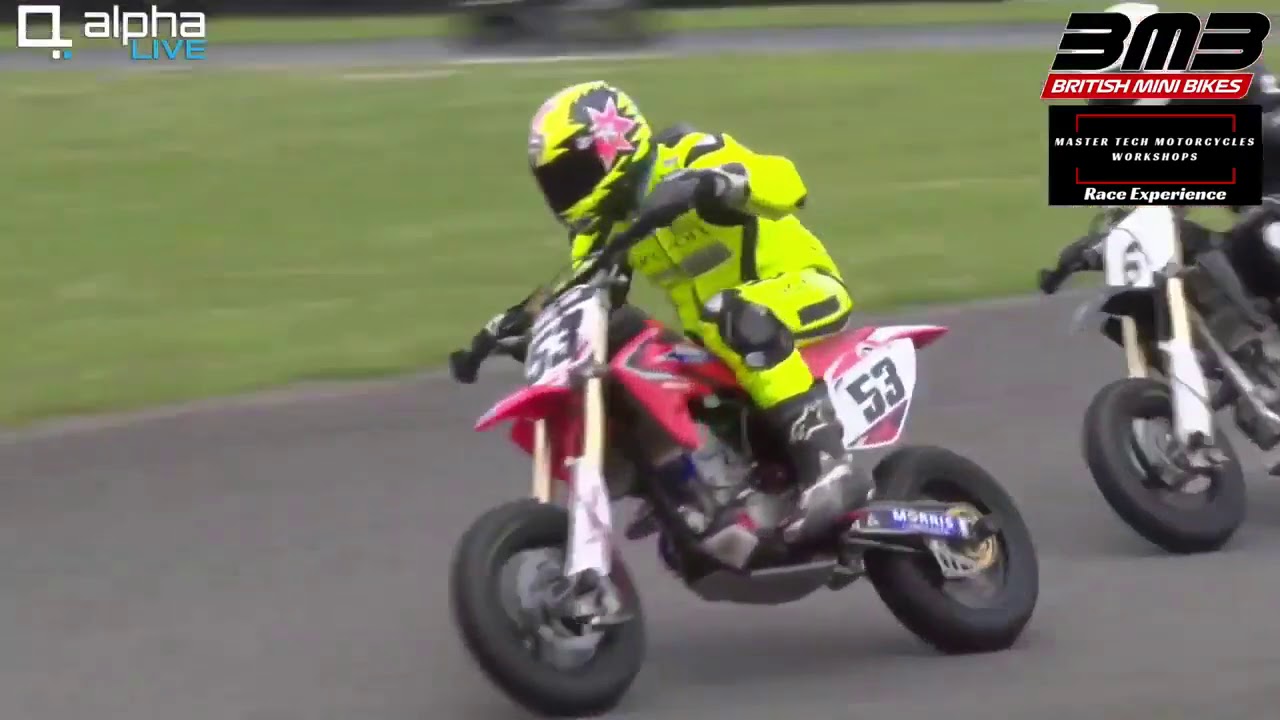 British Mini Bikes 2019 - Round 6 - Race 2 - Master Tech BMB Superminis ...