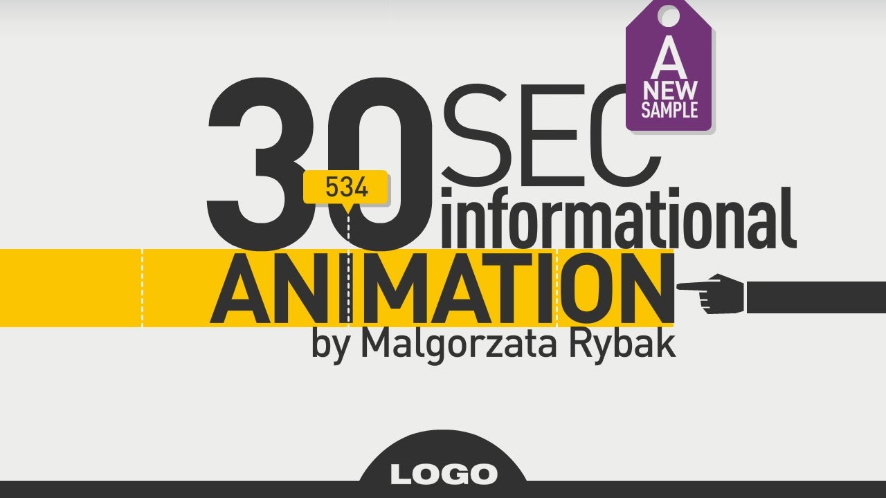 Informational animation - annual report (sample) by Malgorzata Rybak ...