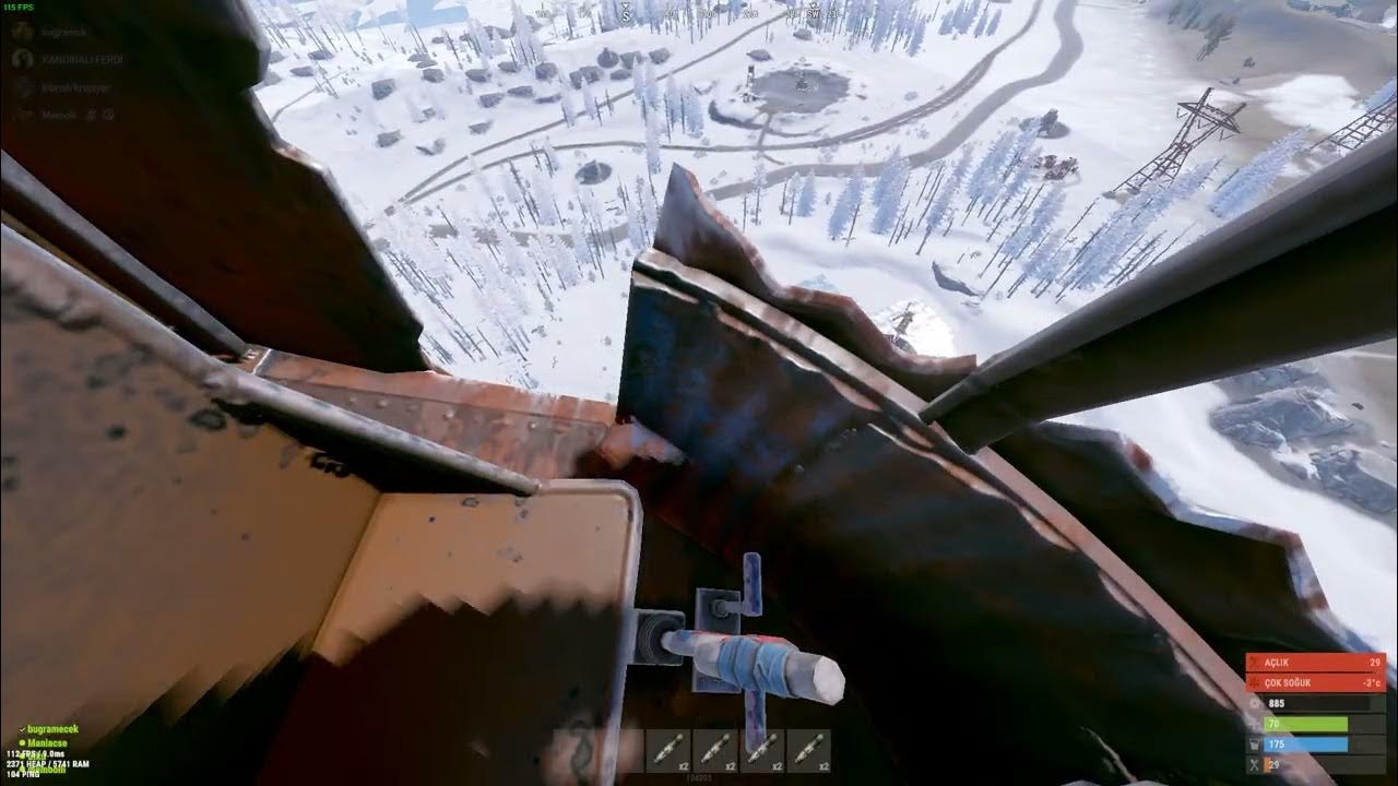 Rust Return From War Helicopter Landing - YouTube