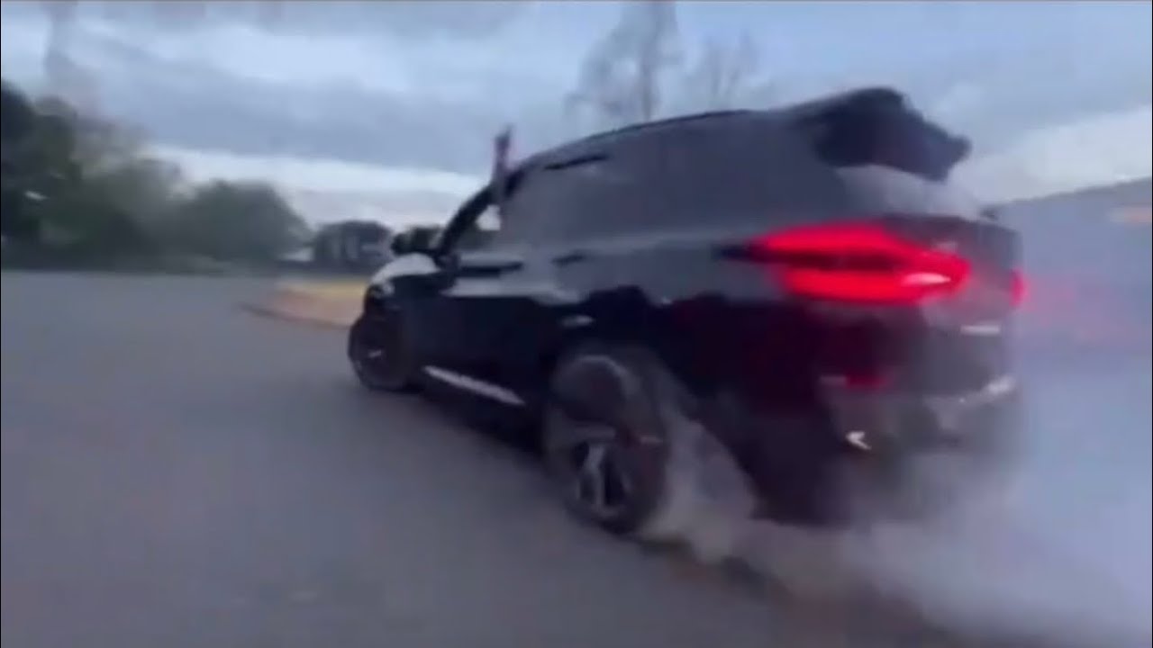 BMW X3M Roundabout Drifts - YouTube