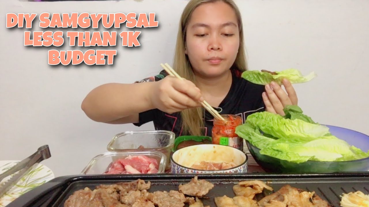 HOW TO MAKE DIY SAMGYUPSAL | BUDGET- FRIENDLY SAMGYUPSAL | DIY ...