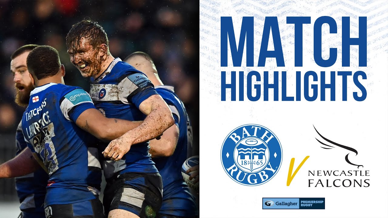 Match Highlights: Bath Rugby v Newcastle Falcons - YouTube
