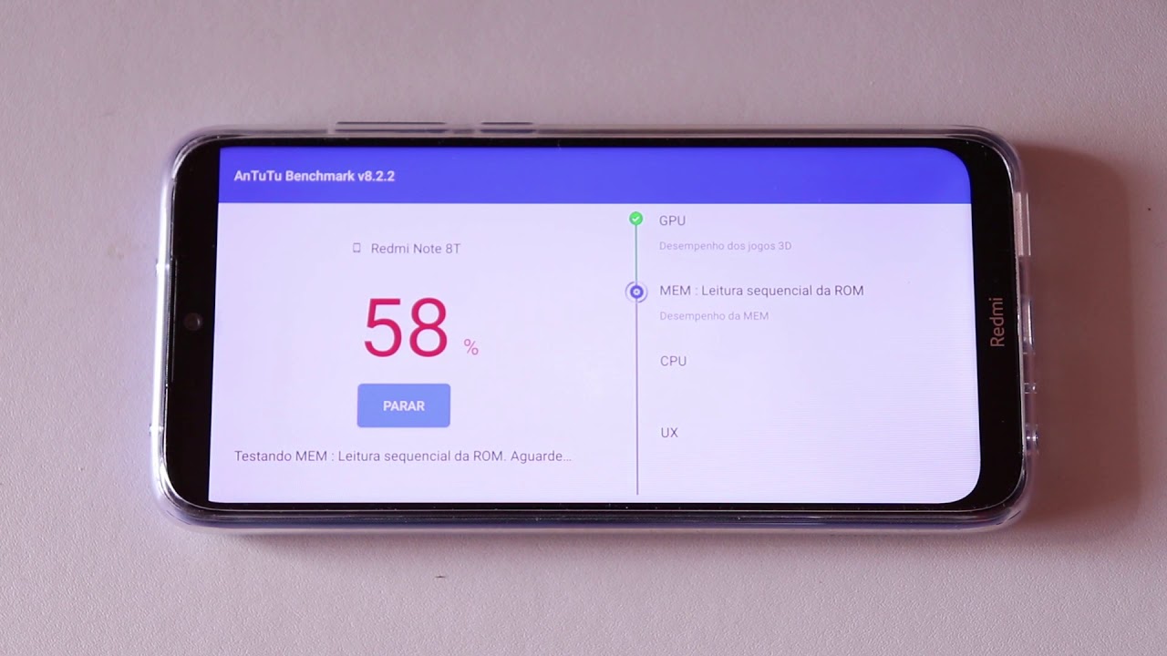 XIAOMI REDMI NOTE 8T | TESTE ANTUTU - YouTube
