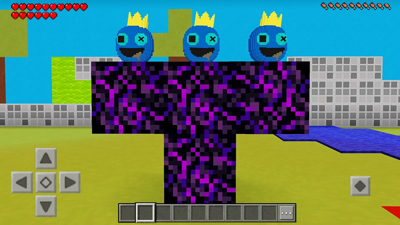 Don’t craft this BLUE BOSS in Minecraft PE… - YouTube
