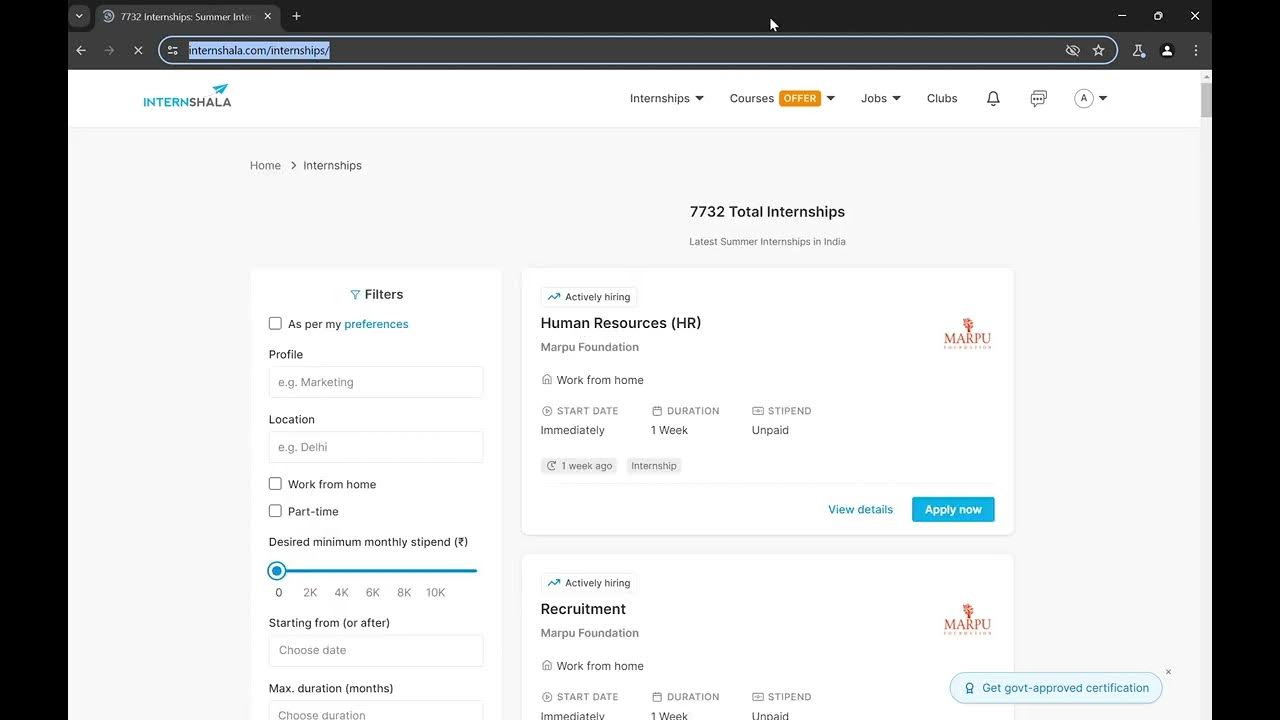 Internshala Project Demonstration Video - YouTube