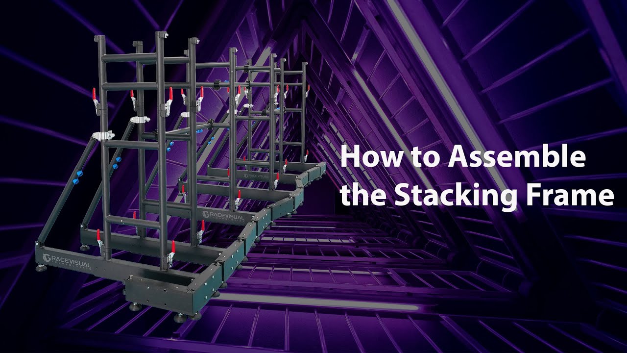 LED display stacking system installation step by step - YouTube
