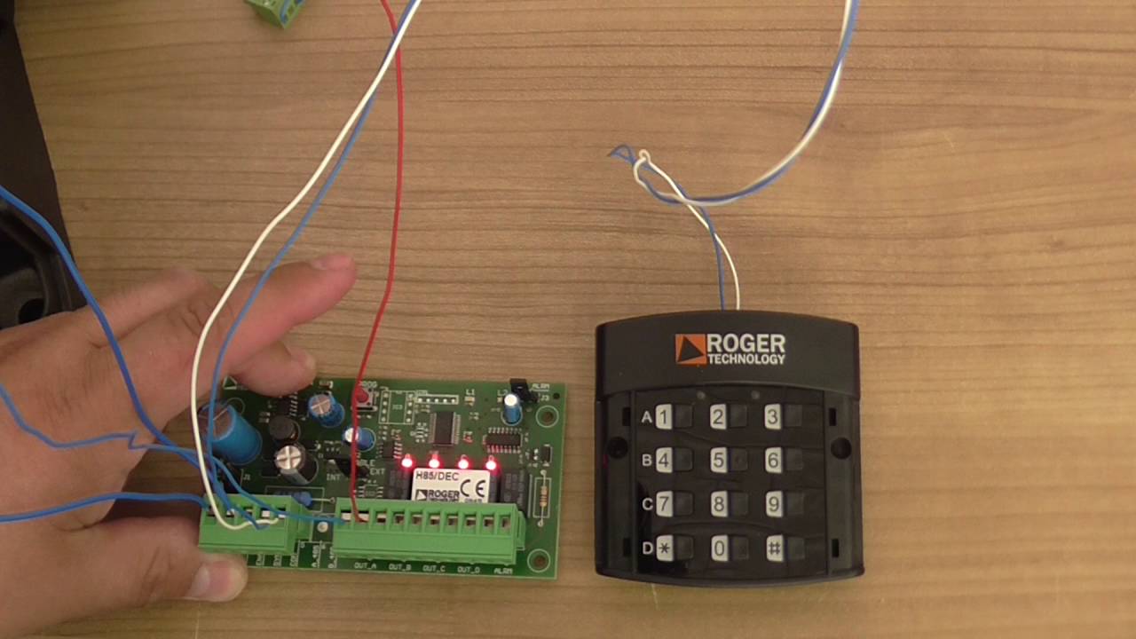 H85/TDS/E nauceni klavesnice k dekoderu - YouTube