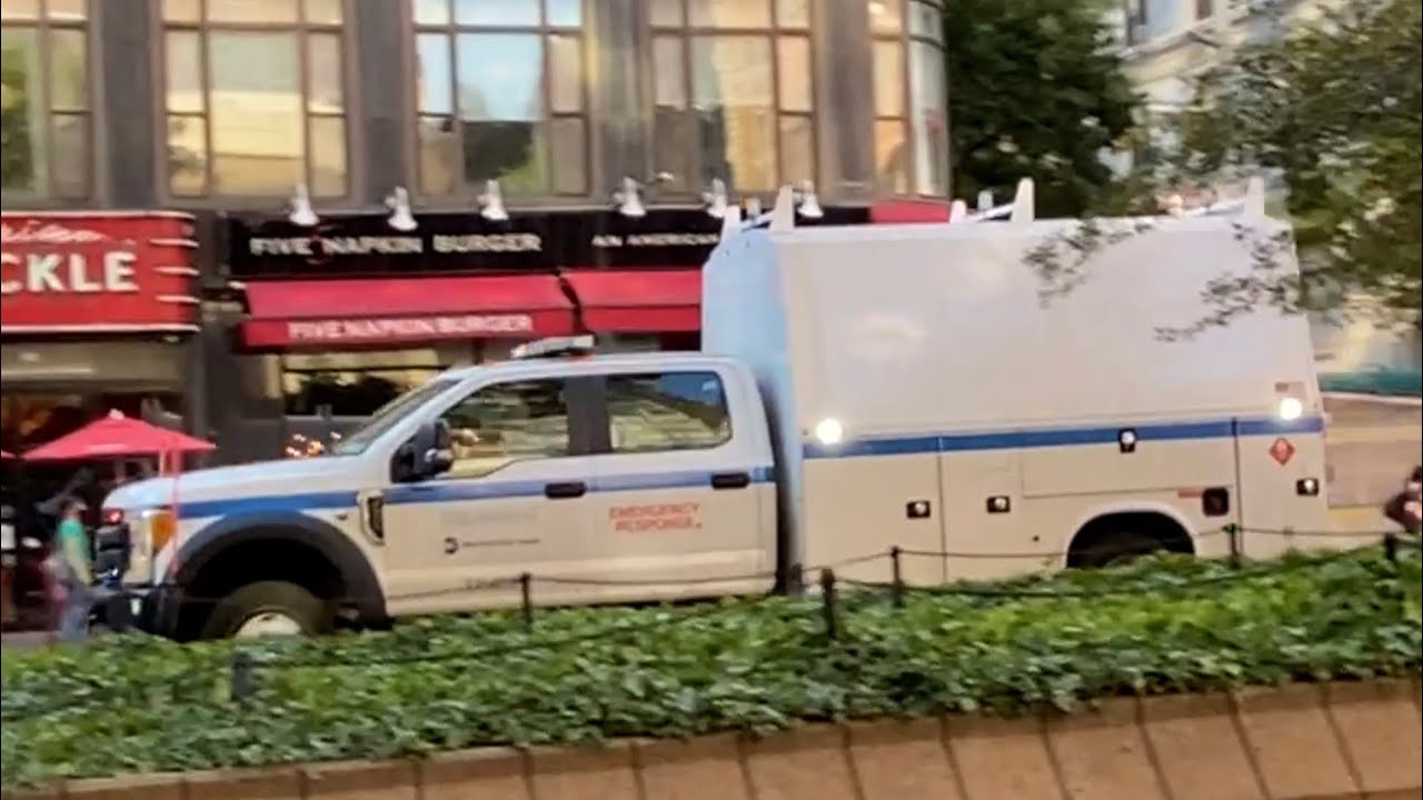 “SUPER RARE CATCH” OF A MTA EMERGENCY RESPONSE TEAM TRUCK, RESPONDING ...