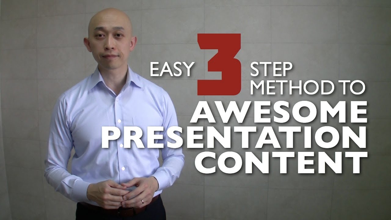 Easy 3 Step Method To Awesome Presentation Content (CC) - YouTube