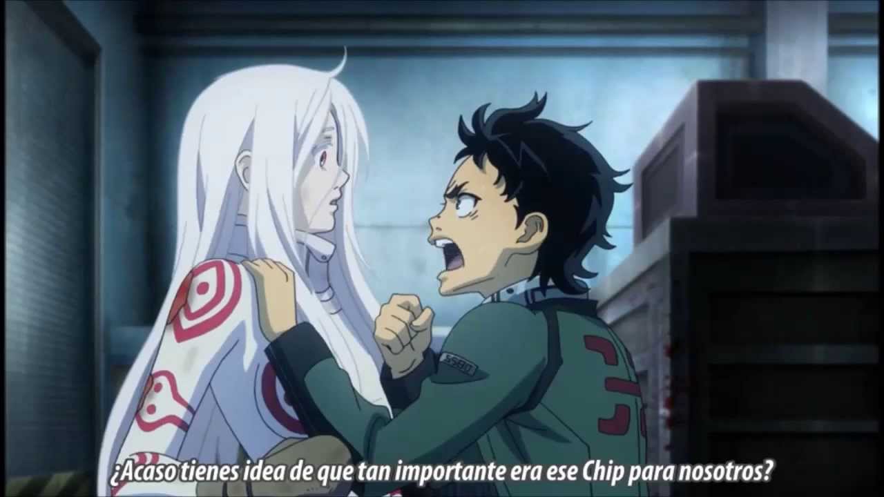 Deadman Wonderland Ganta And Shiro Kiss