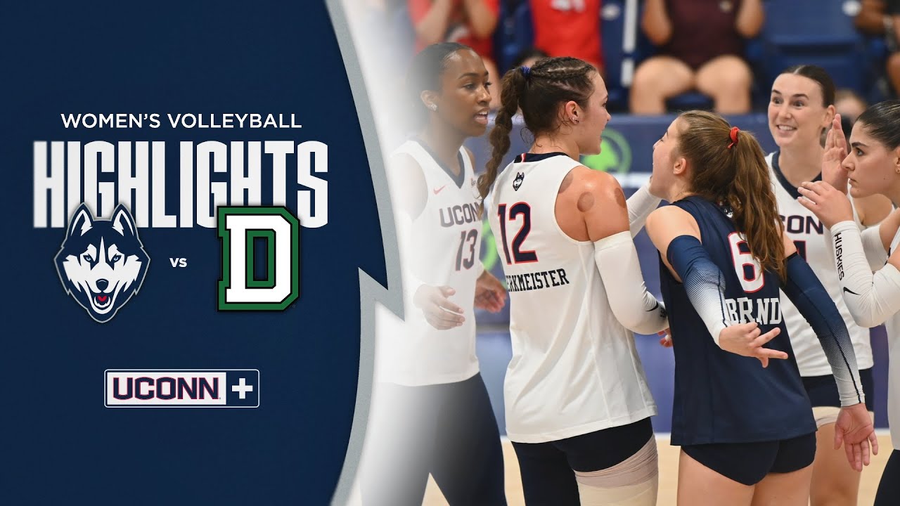HIGHLIGHTS | UConn Volleyball Beats Dartmouth, Starts Season with ...