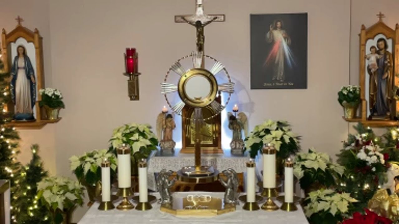 LIVE Eucharistic Adoration - Sisters of Divine Mercy - YouTube