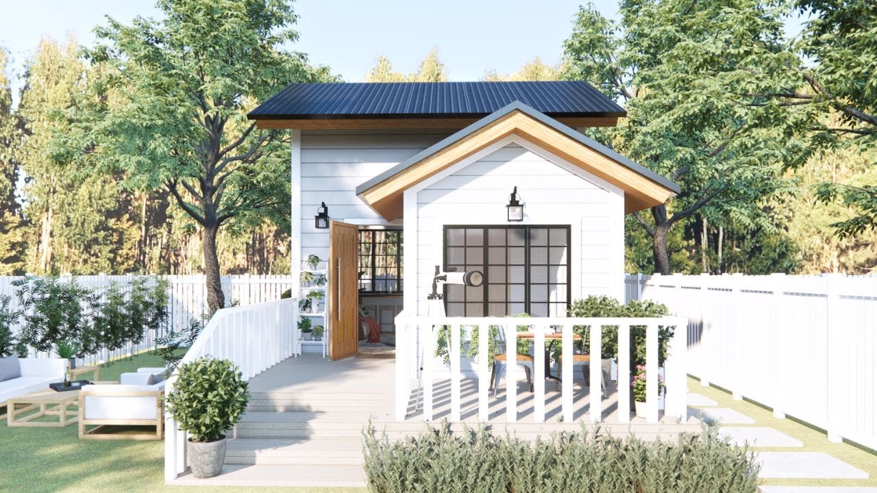 Small House Design | House plan with 1 bedroom - YouTube