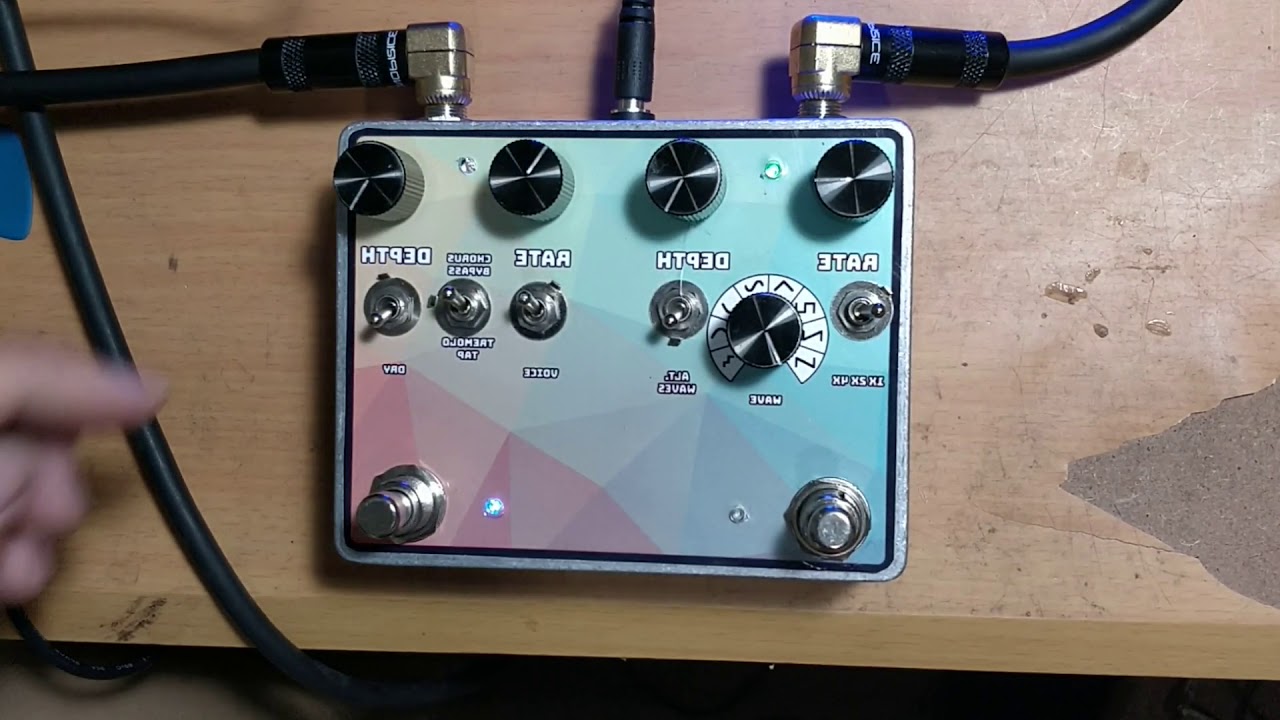 Electric Druid Tap Tremolo (TAPLFOV3C) + Dimension P Chorus 2-in-1 in a ...