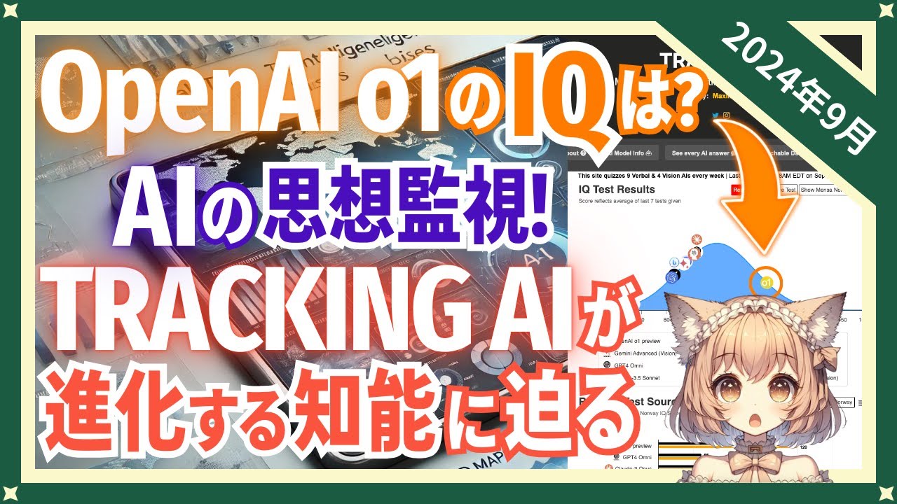OpenAI o1のIQが120を突破！2026年には人間の上位2%に到達？（2024-09）【トレンド解説シリーズ】 - YouTube
