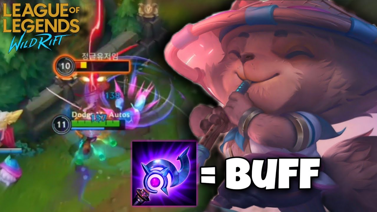 TEEMO TRY LUDEN ECHO BUFF - Wild Rift - YouTube