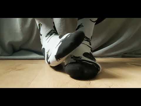 Giantess teasing you with her sweaty socks pov~