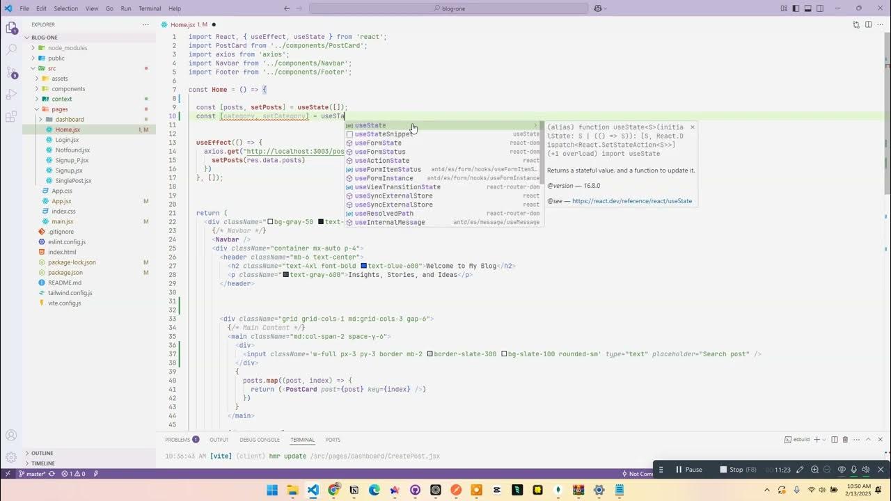 "Search by Category in React Blog App + YouTube-Style Loading Bar 🚀 - YouTube