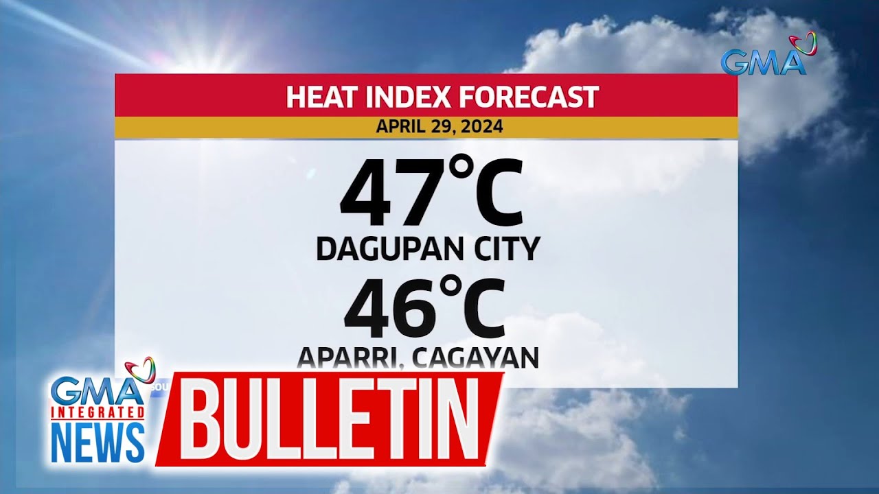Posibleng pumalo sa 47°C ang pinaka mataas na heat index sa bansa... | GMA Integrated News ...