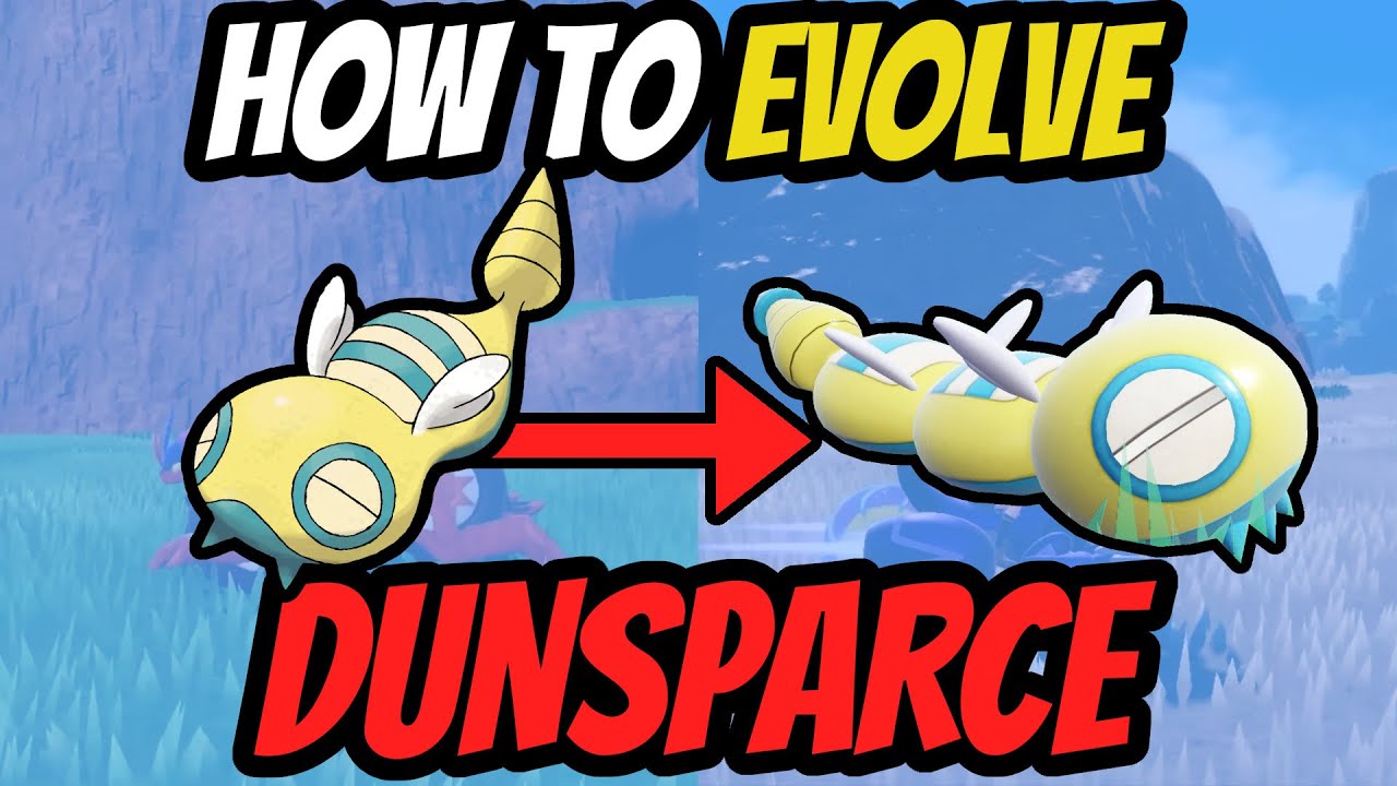 How to Evolve Dunsparce in Pokemon Scarlet and Violet - YouTube