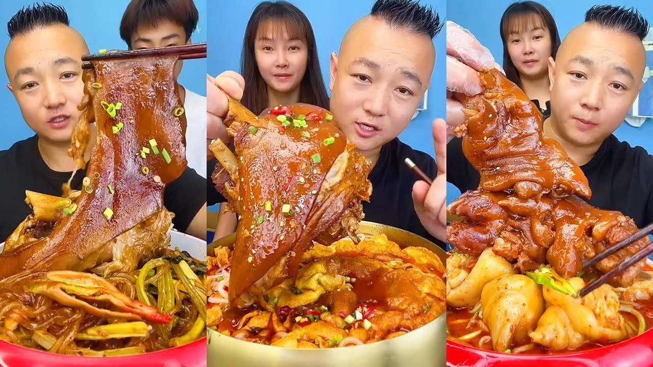 ASMR MUKBANG|Chinese food blogger, live streaming eating Chinese food ...