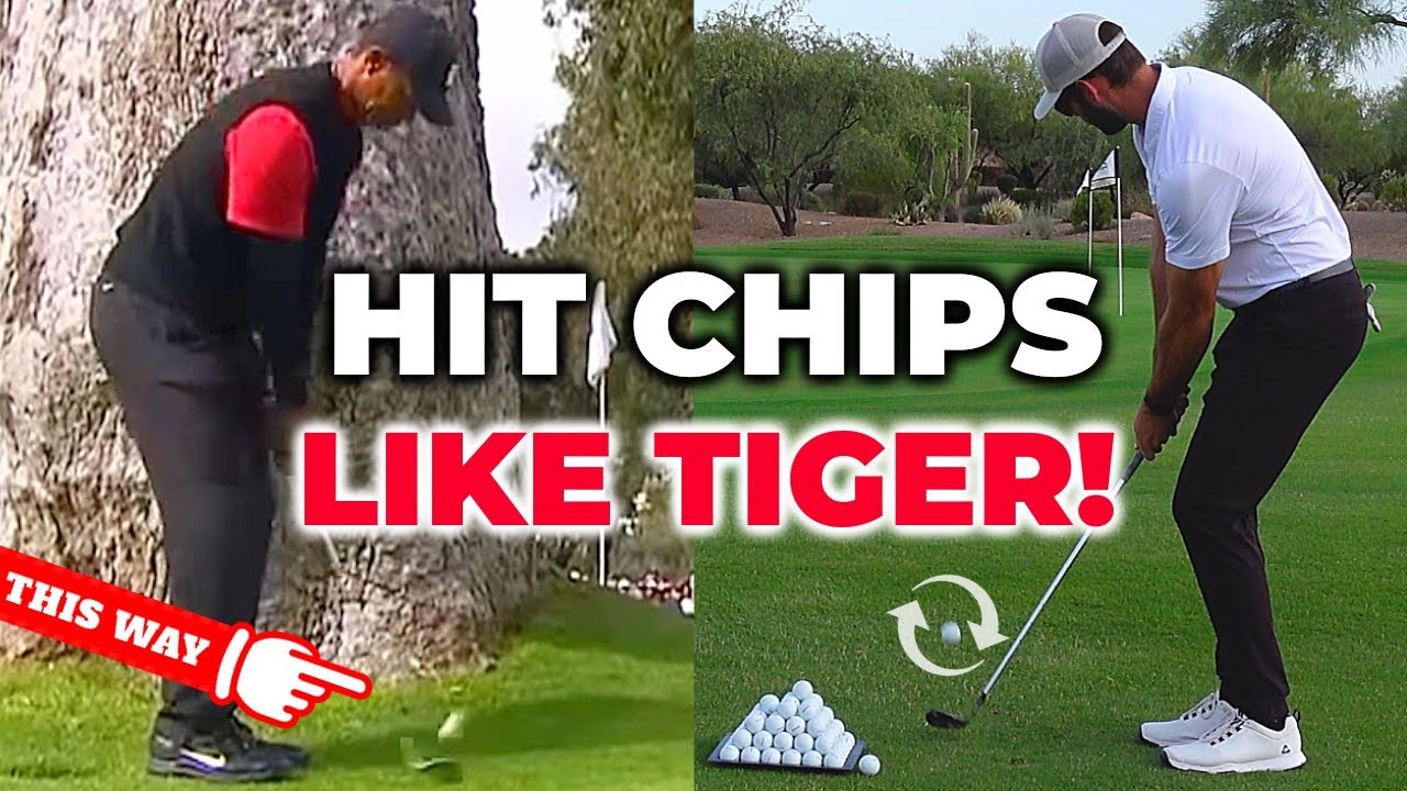 How To Hit Chip Shots LIKE TIGER Around The Green! - YouTube